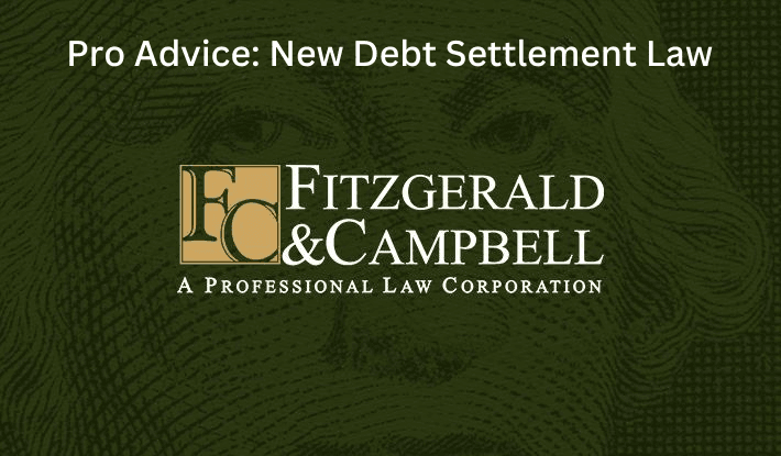 Video: Pro Advice: New Debt Settlement Law